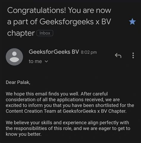 Palak Saxena On Linkedin Hey Everyone 👋 Im More Than Excited To Share That I Have Been…