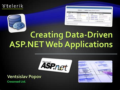 Ppt Creating Data Driven Aspnet Web Applications Powerpoint