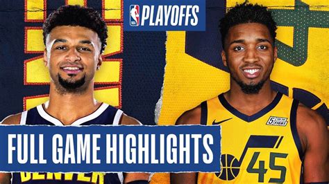 Nuggets At Jazz Full Game Highlights August 23 2020 Youtube