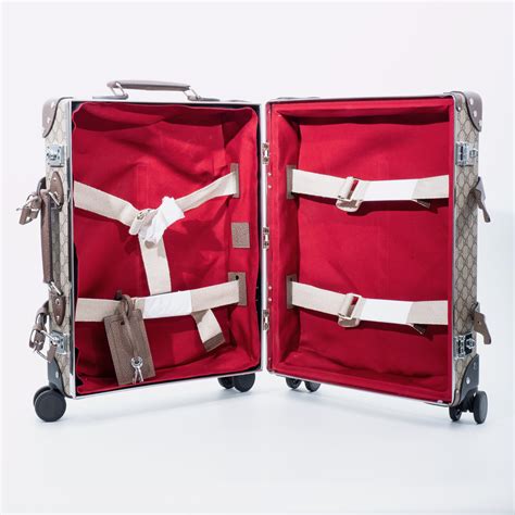 Gucci X Globe Trotter Gg Supreme Carry On Suitcase For Sale At 1stdibs