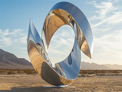 The Allure Of Stainless Steel Sculptures In Desert Landscapes