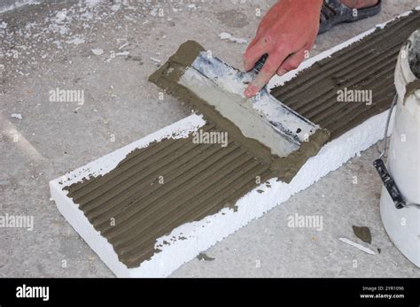 Contractor Insulating House Foundation With Styrofoam Insulation Sheets Wall Insulation With
