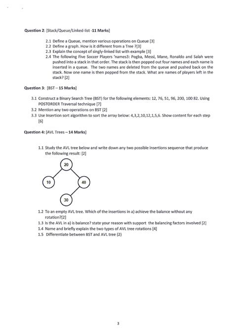 Dsa711s Data Structures And Algorithms 2 2nd Opp July 2022