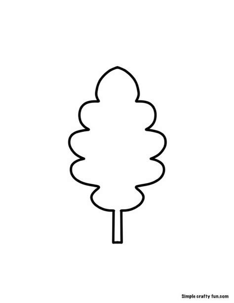 Free Printable Leaf Template For Crafts