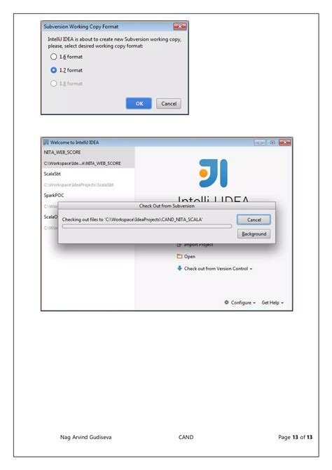 adding idea intellij projects to subversion version control pdf