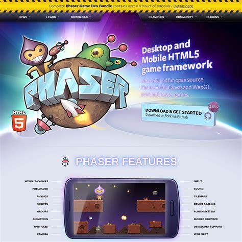 phaser a fast fun and free open source html5 game framework — are na