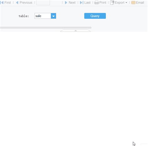 parameter query any table in the database finereport help document