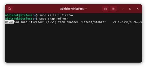 Solved Pending Update Of Firefox Error In Ubuntu