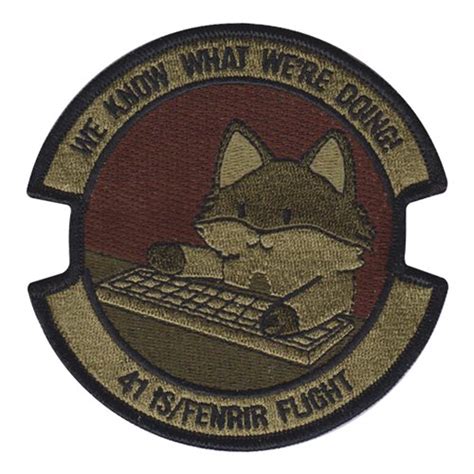 41 Is Fenrir Flight Ocp Patch 41st Intelligence Squadron Patches