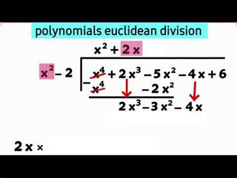 polynomials euclidean division - YouTube