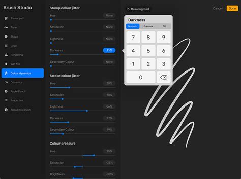 How To Create A Color Dynamic Brush In Procreate IPad Calligraphy
