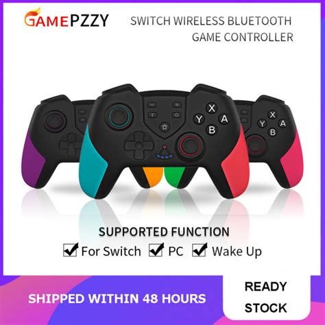 เกมแพดไร้สายสำหรับคอนโทรลเลอร์สำหรับ Ns Switch Pro เกมคอนโซลจอยสติ๊ก