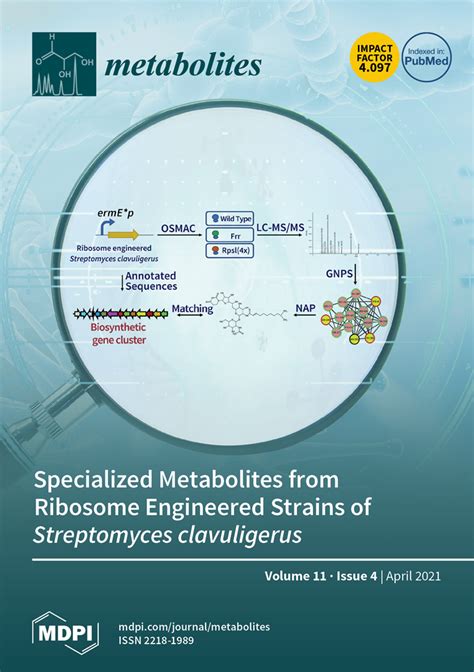 Metabolites Issue Cover Articles In
