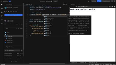 Typescript Prop Autocomplete Not Working · Issue 6785 · Chakra Uichakra Ui · Github