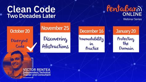 Pentabar Webinar Series Clean Code Discovering Abstractions Raluca