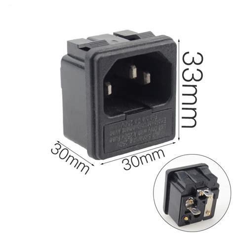 Ac Power Socket Pin Socket Connector Shopee Philippines