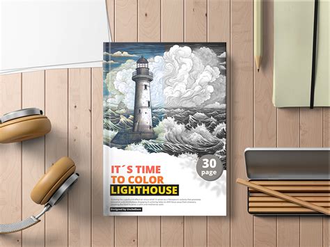 색칠공부도안 자연 풍경 바다 파도 등대 어른 어르신 어려운 색칠도안 Pdf