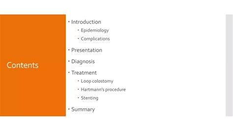 Obstructed Recto Sigmoid Malignancy Ppt