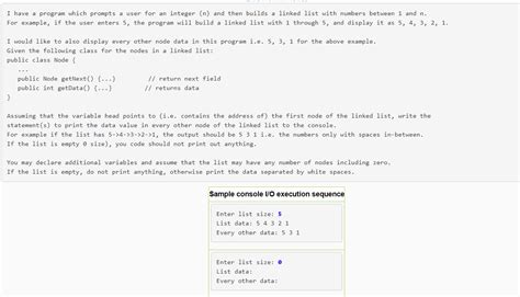 Solved I Have A Program Which Prompts A User For An Integer