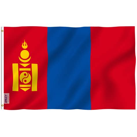 Fly Breeze Mongolia Flag 3x5 Foot Anley Flags