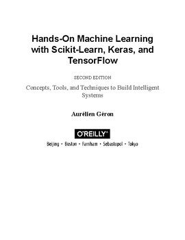 Hands On Machine Learning With Scikit Learn Keras And TensorFlow Concepts