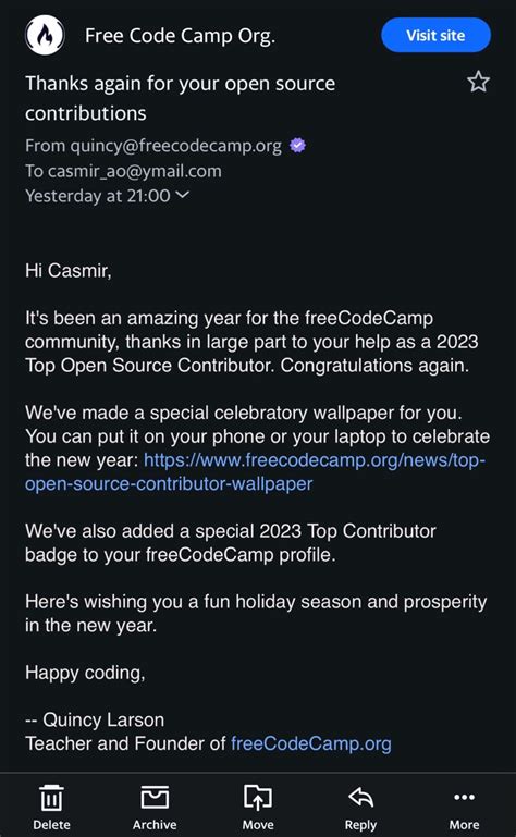 Casmir Onyekani On Linkedin So Amazing Im Being Recognised As One Of Freecodecamp Top