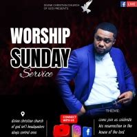 Church Flyer Template Postermywall