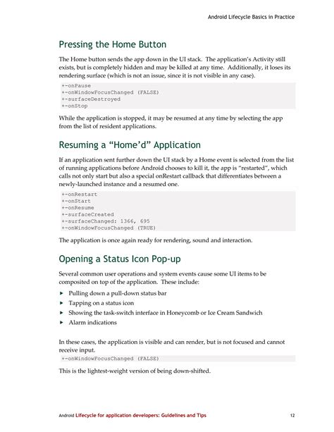 Android Lifecycle Basics In Practice Pdf