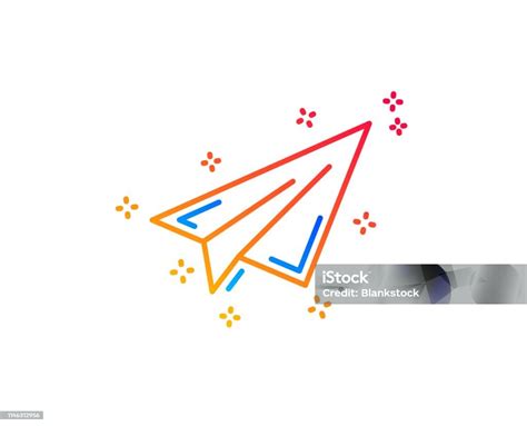 종이 평면 선 아이콘입니다 비행기 비행 교통 표지판 벡터 0명에 대한 스톡 벡터 아트 및 기타 이미지 0명 고급 모양 Istock