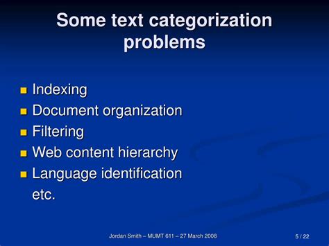 ppt issues in text similarity and categorization powerpoint