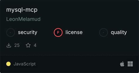 score mysql mcp server glama