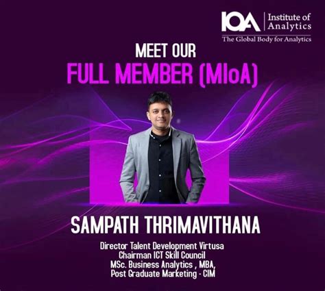 sampath thrimavithana on linkedin ioa dataanalytics ai ml 19