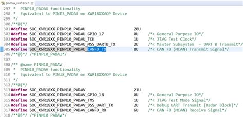 AWR AOP PinMux Config For AWR AOP Sensors Forum Sensors TI E E Support Forums