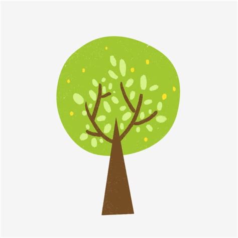 手繪卡通綠色小樹 廠 周圍的環境 手繪素材圖案，psd和png圖片免費下載 Em 2025 Arvore Desenho Imagens De Arvores Desenhos