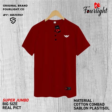 KAOS JUMBO T SIRT OVERSIZE KAOS BIG SIZE KAOS MODEL KANCING JUMBO KAOS JUMBO TERLARIS KAOS