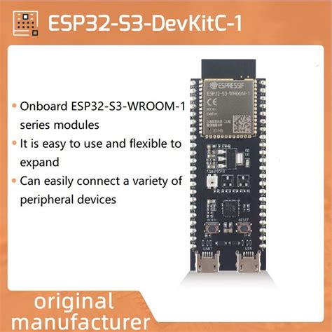 Esp32 S3 Devkitc 1 Development Board，on Board Esp32 S3 Wroom 11u2 Module Espressif Original
