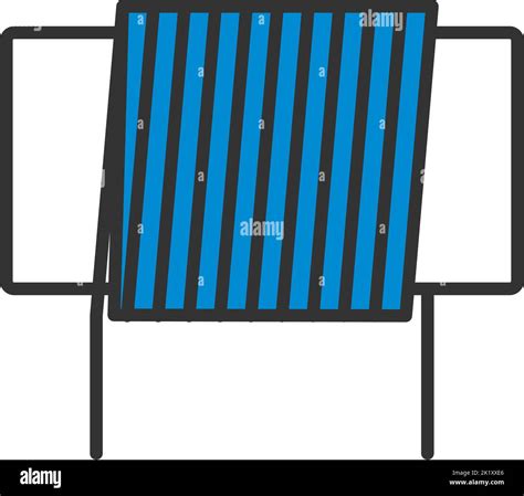 Inductor Coil Icon Editable Bold Outline With Color Fill Design Vector Illustration Stock