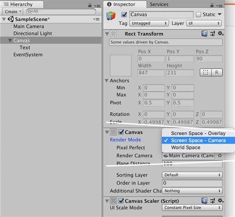 C Unity Ui Text Position Stack Overflow