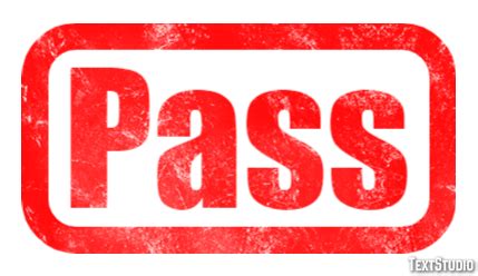 Pass Text Effect And Logo Design Word
