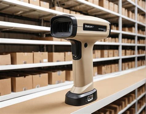 Premium Photo A Scanner In A Warehouse