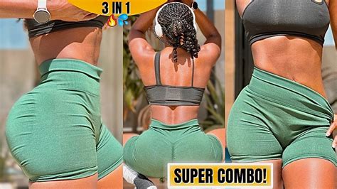 3 In 1 Slim Waist Bubble Butt Upper Body Sculpt~30 Mins No Equipment☀