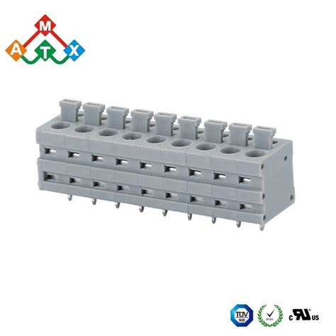 Wago PCB Screwless Terminal Block Spring Connectors China Screwless Terminal Blocks And