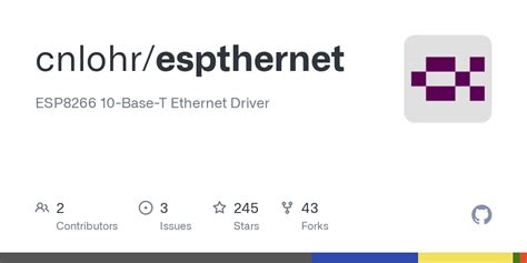 Github Cnlohr Espthernet Esp8266 10 Base T Ethernet Driver