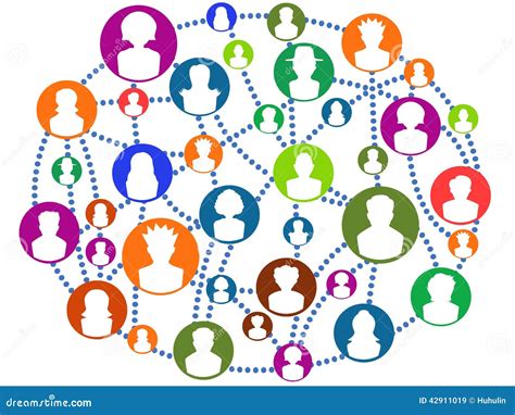 Global Connecting People Network Stock Vector Illustration Of Connect Abstract 42911019