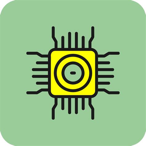 Cpu Vector Icon 19615480 Vector Art At Vecteezy