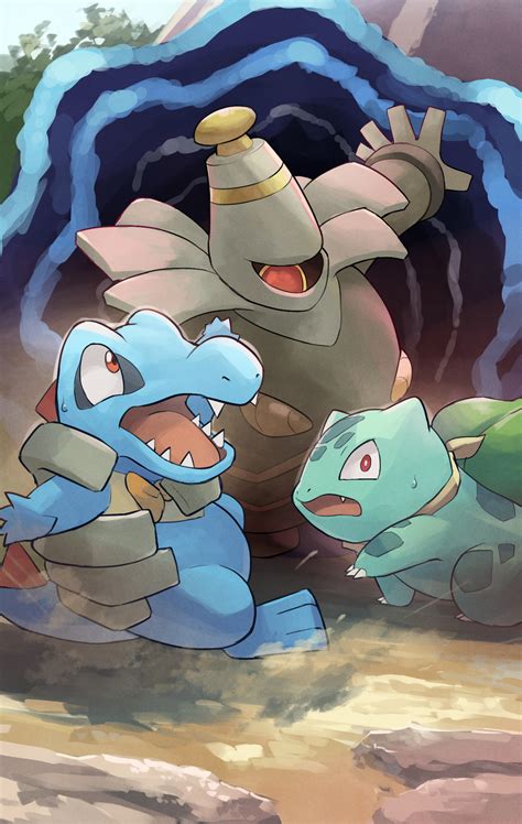 Bulbasaur Totodile And Dusknoir Pokemon And 2 More Drawn By Yamaori