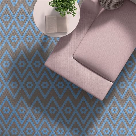 Candy Ether Hexagon Tile Glass Mosaic Tile By Vidrepur Aquablu Mosaics