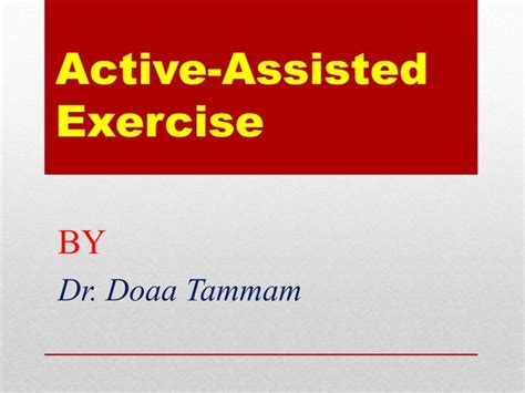 5 Active Assisted Exercisepdf