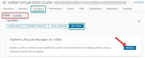Vxrail Enable Vsphere Lifecycle Management Vlcm Davidringie