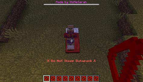Do Not Sleep Minecraft Data Pack